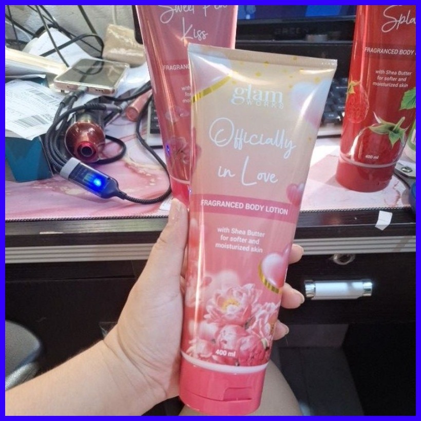 glam works raspberry splash and vanilla crush fragrance body lotion ...