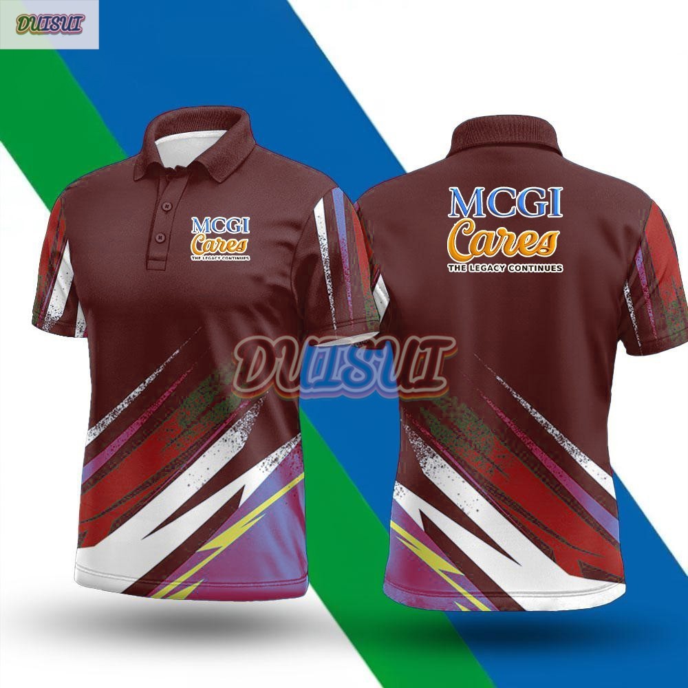 2025 NEW DESIGN MCGI sublimation POLO SHIRT FOR MEN AND WOMEN Showcasing the Spirit of Care MCGI ...