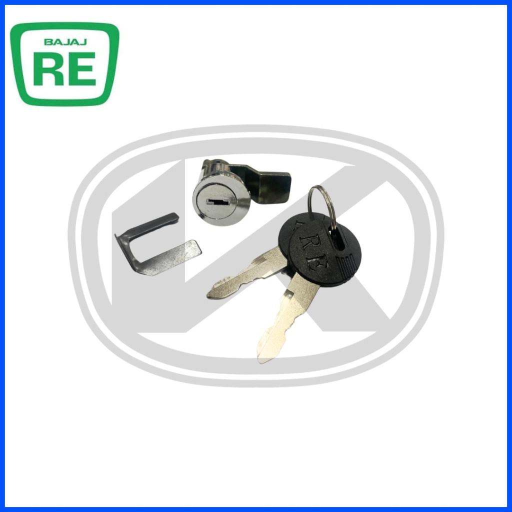 Bajaj RE #221 222 223 Engine Lock Tool Box Lock Oil Cover Lock ...