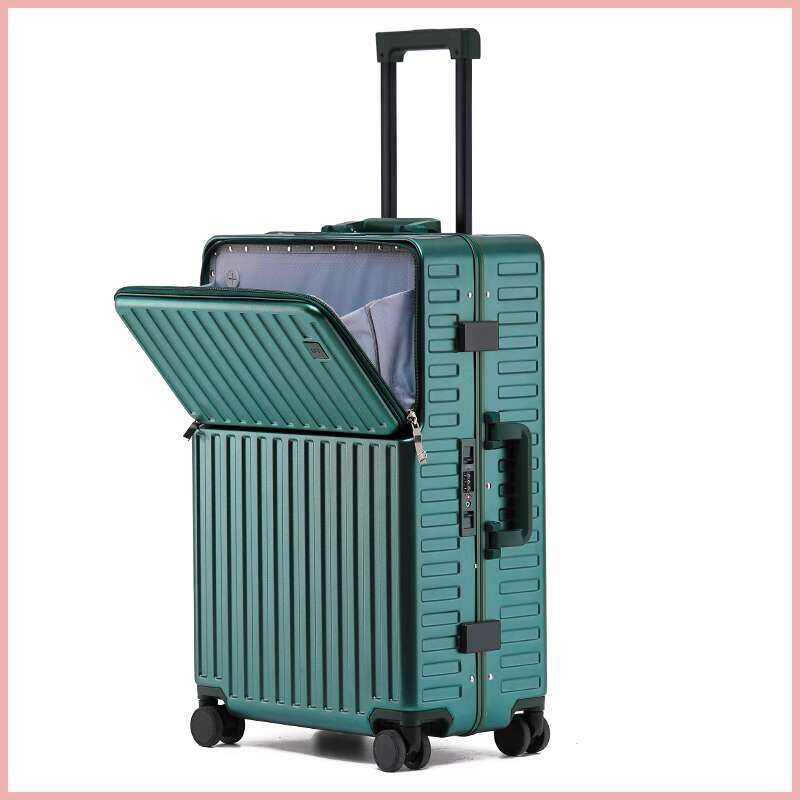 Uniwalker Multifunctional Suitcase for Men and Women, Front Opening ...