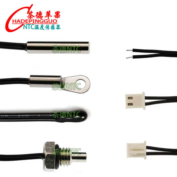 NTC Thermistor Waterproof Round Air Head Temperature Sensor 5K 10K 15K ...