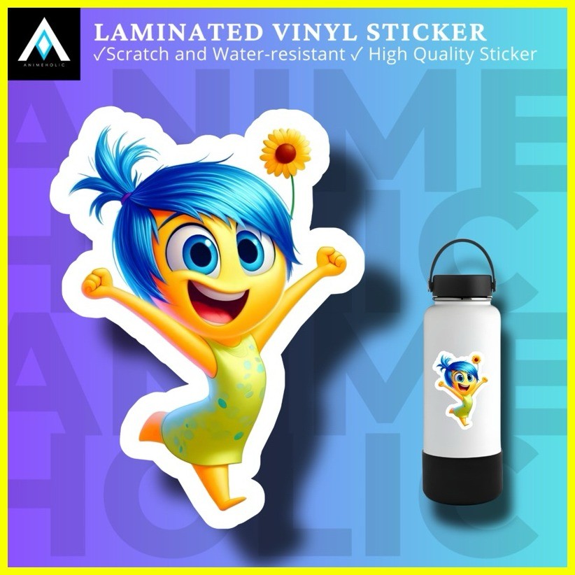 INSIDE OUT STICKERS ~ LAMINATED VINYL STICKERS ~ANIMEHOLIC | Shopee ...