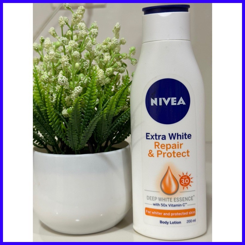 NIVEA Body Lotion Extra White Repair and Protect, Whitening Lotion with ...
