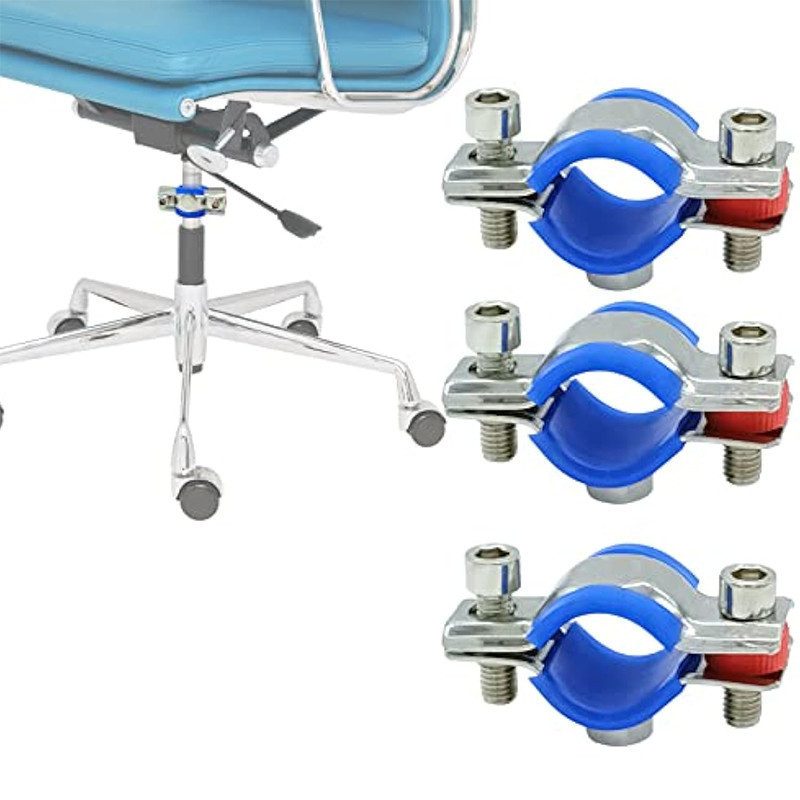 2pcs Chair Saver Office Chairs Tools Pipe Clamp with Pad Office Chair ...