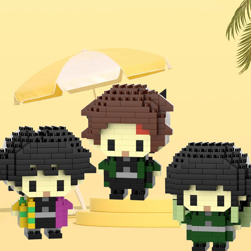 【DUZ】Demon Slayer Building Blocks Small Particles 3D Puzzle Anime ...
