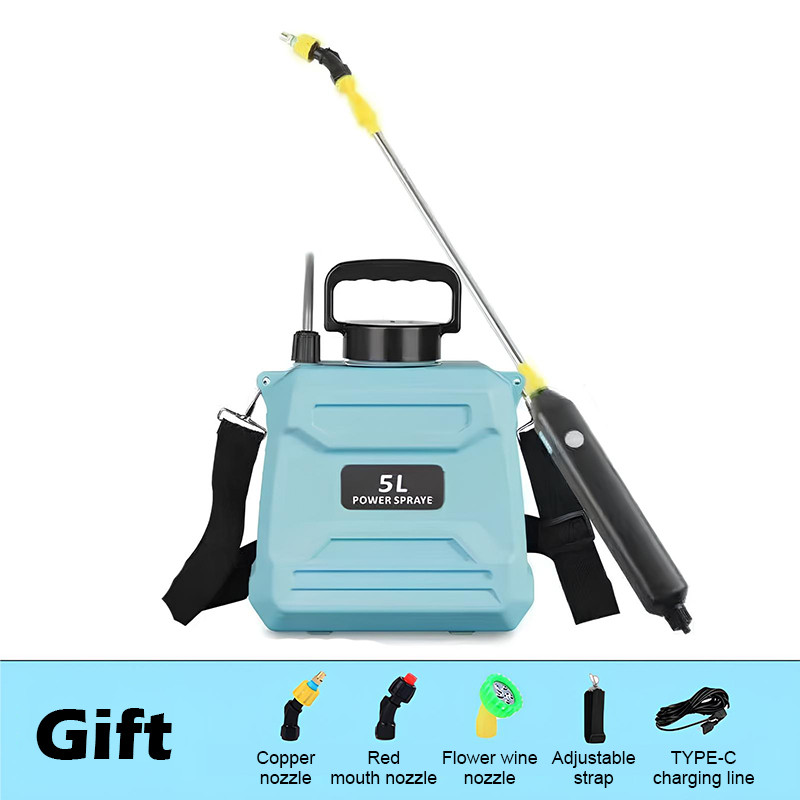 5L Power Sprayer for Agriculture Rechargeable Portable Power Watering ...