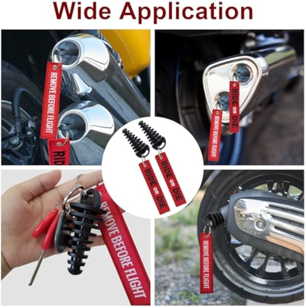 1pcs Motorcycle Exhaust Pipe Silencer Plug Rubber Air-bleeder Plug Pipe ...