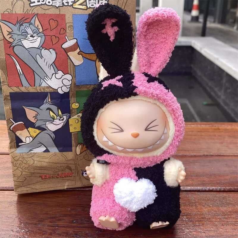 LABUBU Sitting Party Doll Clothes Labubu Macaron 2Nd Generation Sitting ...