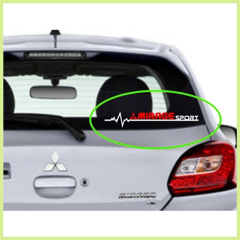↑ Mitsubishi Mirage G4/Hatchback Sport Sticker Design | Shopee Philippines