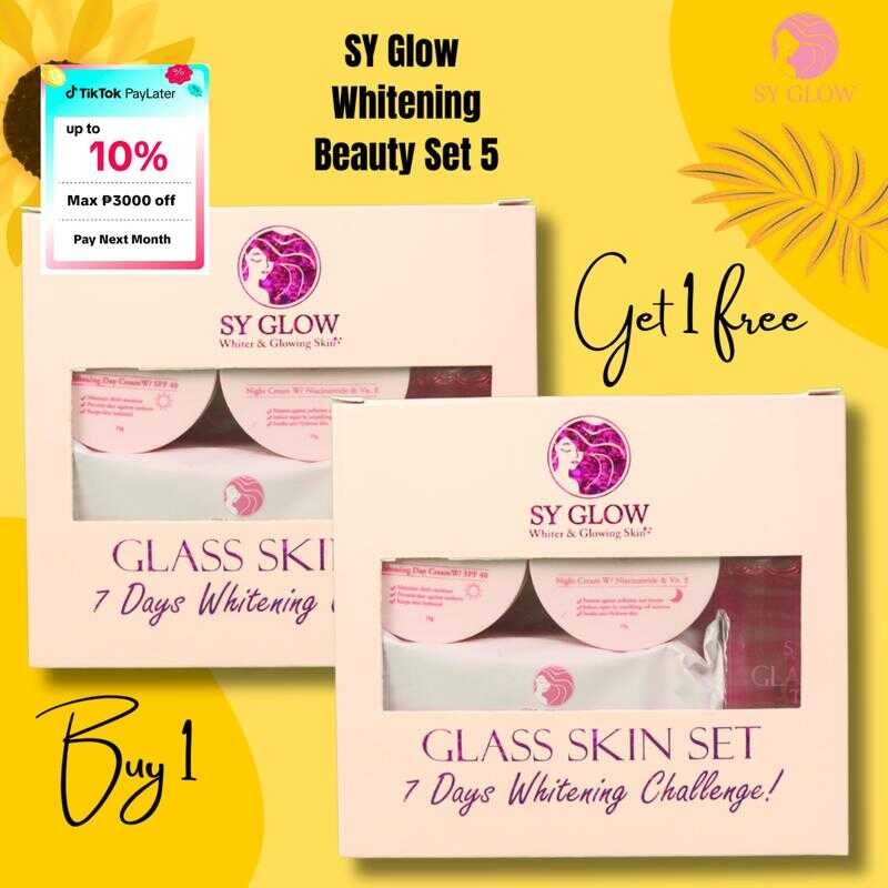 SY Glow Whitening Beauty Set 5 - Double Pack | Glass Skin 250Ml Radiant ...