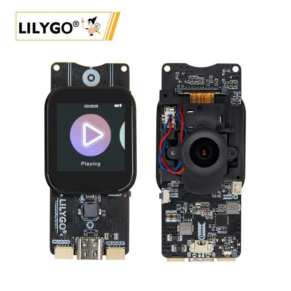 LILYGO® T-Camera-Plus-S3 ESP32-S3 Camera Development Board 2/5 Million Pixels IR-Cut Night ...