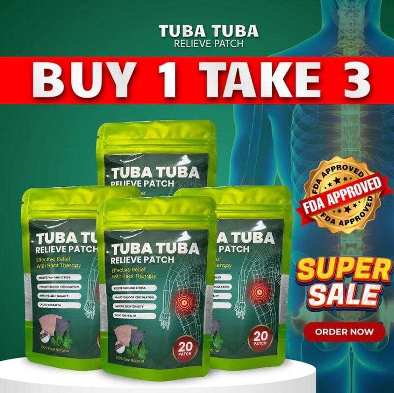 Tuba Relieve Healing Patch B1t3 Gout Organic Natural Rayuma Herbal Pain ...