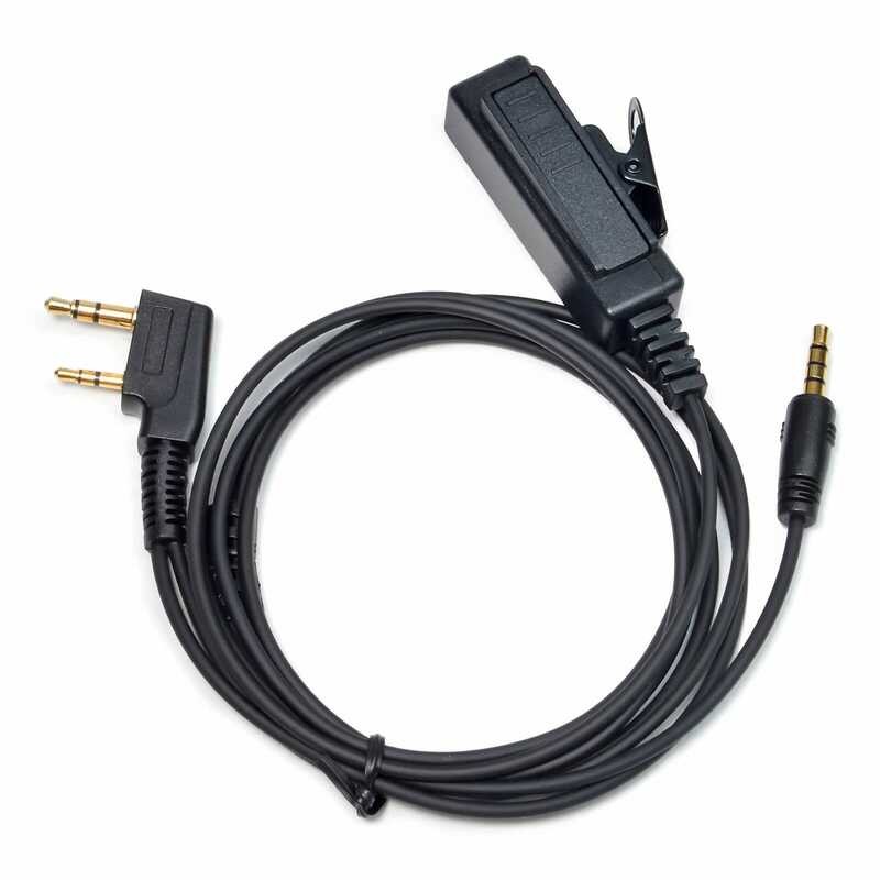 Radio Accessories 2 Pin Radio K1 To 3.5Mm Headset Audio Cable Adapter ...