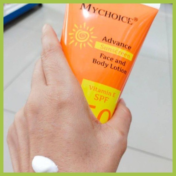 ∢ MY CHOICE ADVANCE SUNSCREEN FACE AND BODY LOTION WITH VITAMIN E SPF ...