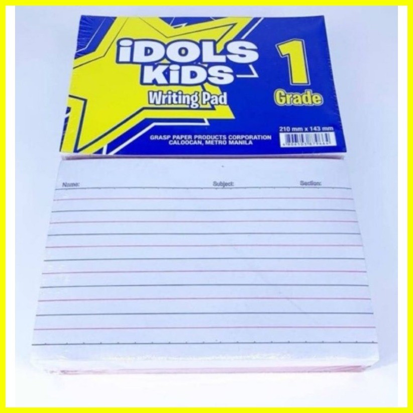 Idols KIDS Pad Paper for Grade 1 Ream | Shopee Philippines