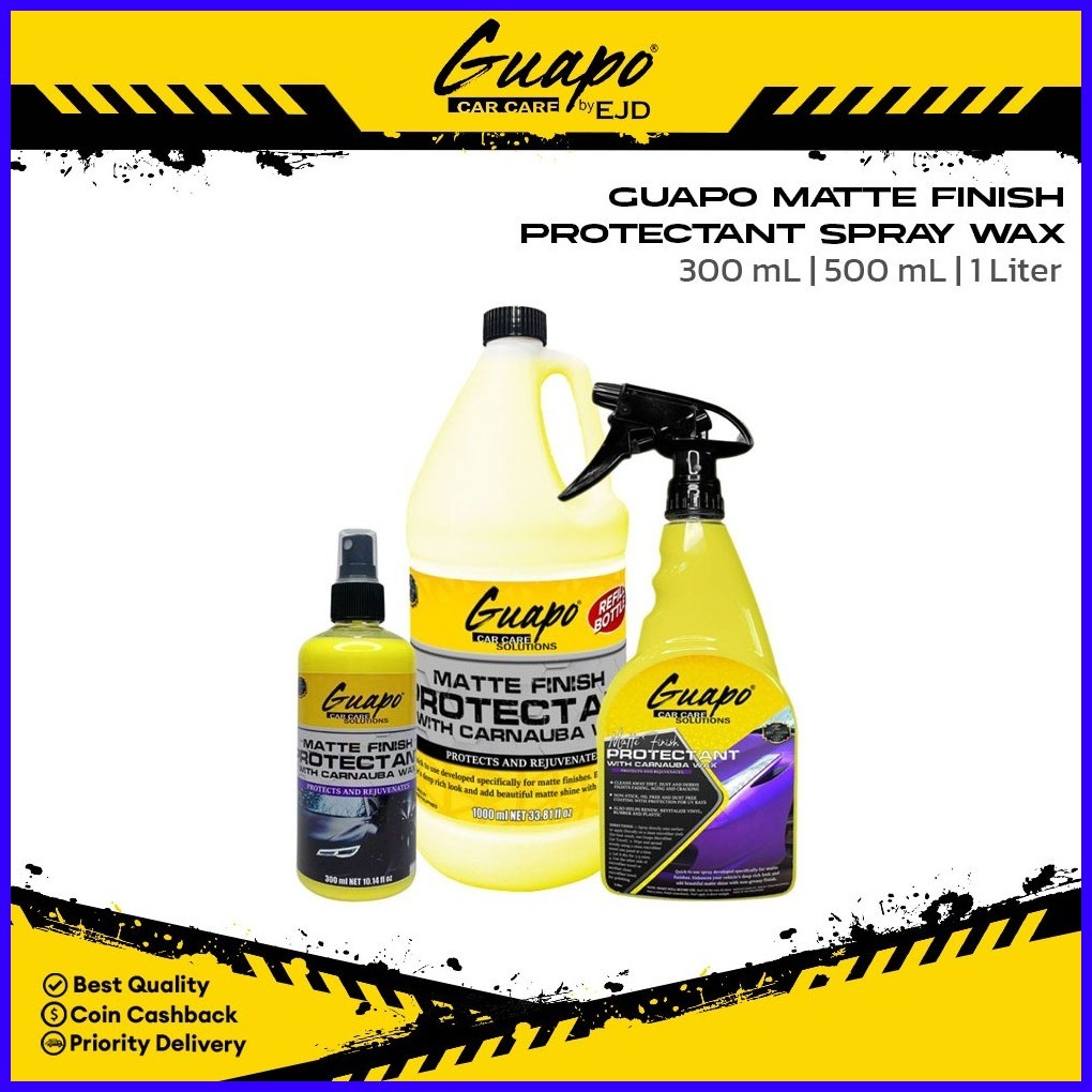 Guapo Matte Finish Protectant Spray Wax | Guapo Car Care | Shopee ...