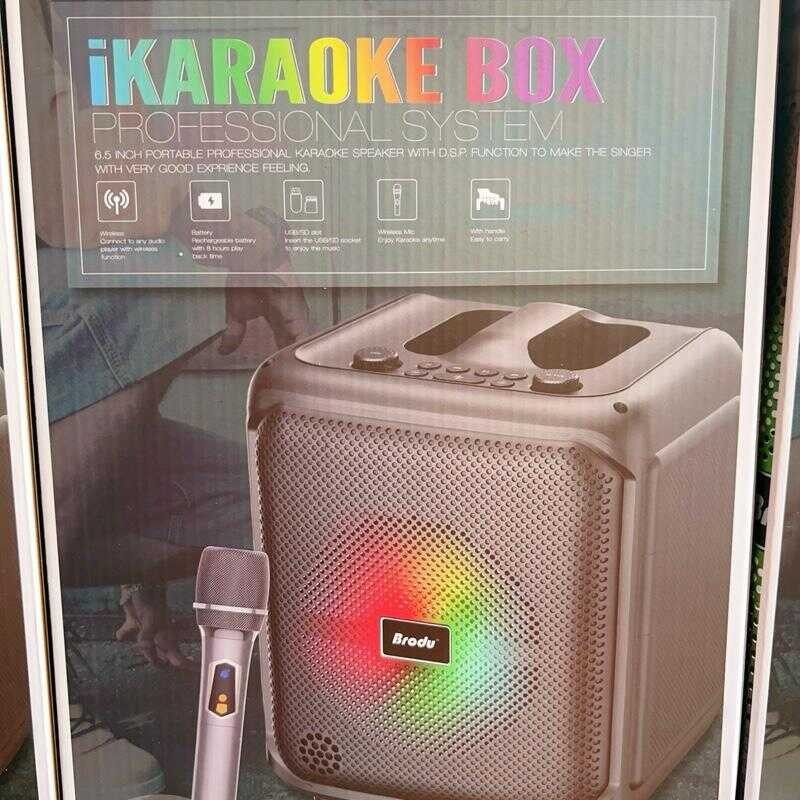 (New) Brodu Bts 1933 Portable Bluetooth Speaker I Karaoke Box ...