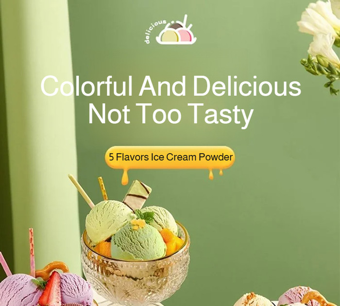 Multi-Flavor Ice Cream Mix/Pre-Mixed Ice Cream Powder/Homemade Ice ...