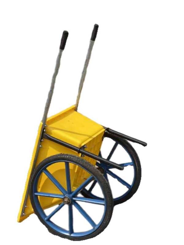 Agricultural Site Small Pig Handcart Two-Wheel Bucket Farm Feed Feeding ...