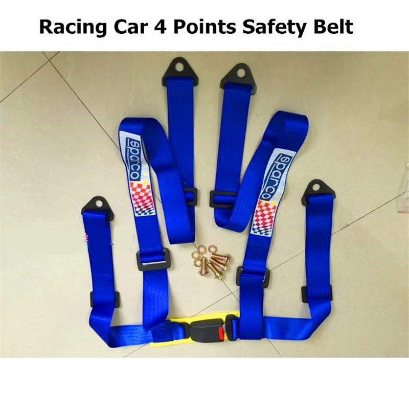 2inch Sparco Car Racing Seat Belts Competition 4 Point Snap-In 2" Seat ...