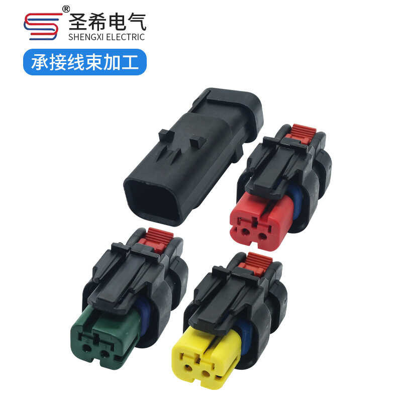 776427-1 2-hole waterproof excavator connector camshaft sensor plug ...