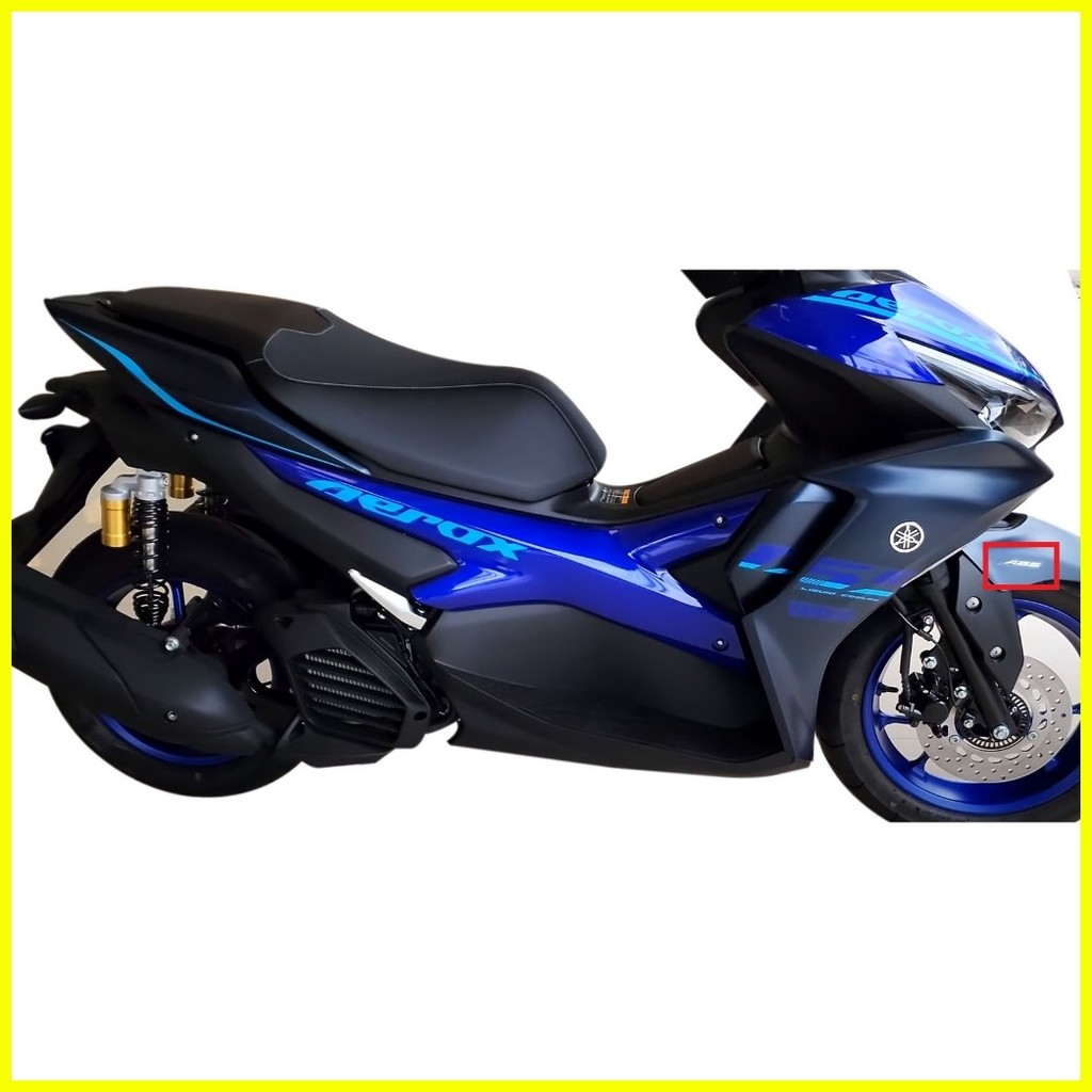 Aerox V2 2023 Racing Blue Decals. Yamaha Genuine | Shopee Philippines