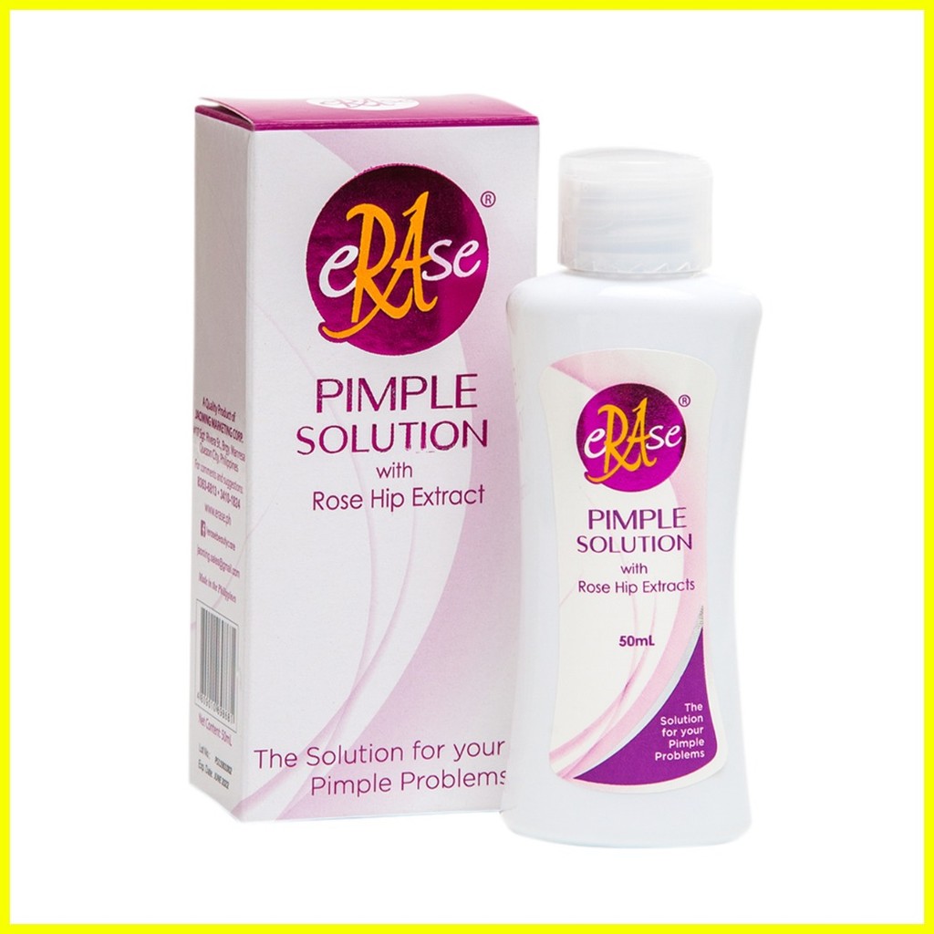 Erase Pimple Solution 50ml | Shopee Philippines