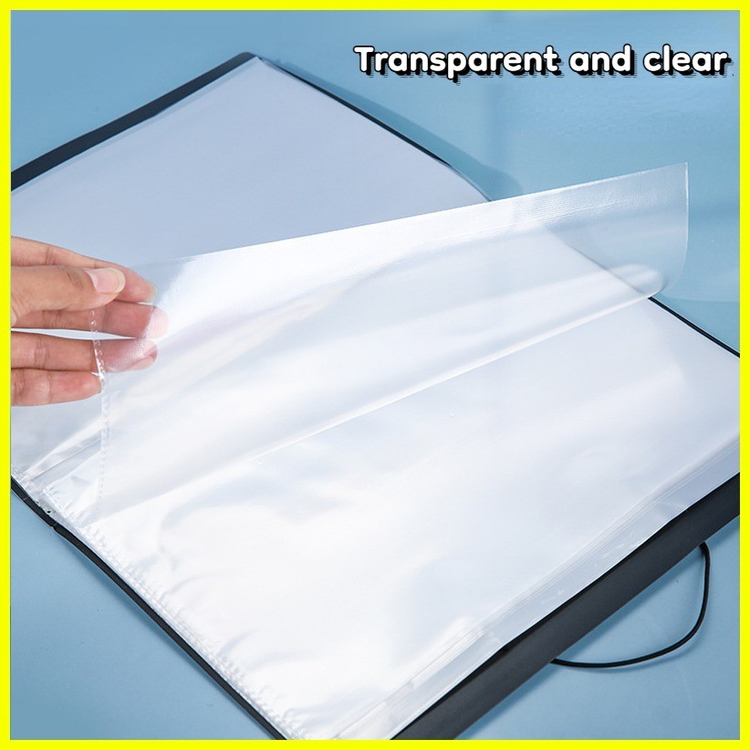 Long Clear Book File Organizers Exam Paper Storage Display Book Art ...