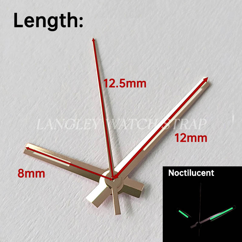 Green Luminous Watch Hands 12.5*12*8 Watch Hands for SEIKO NH35 NH36 4R ...