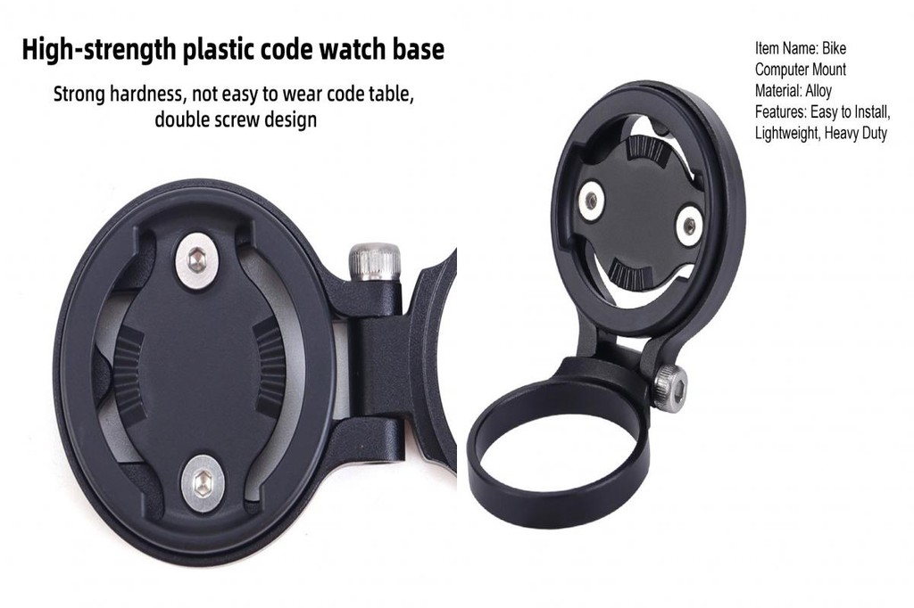 Versatile Bike Computer Mount Aluminum Alloy Bike Computer Mount ...