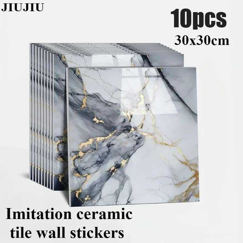 COD Vinyl Floor Wallpaper Self Adhesive Waterproof Ceramic Tile Wall ...