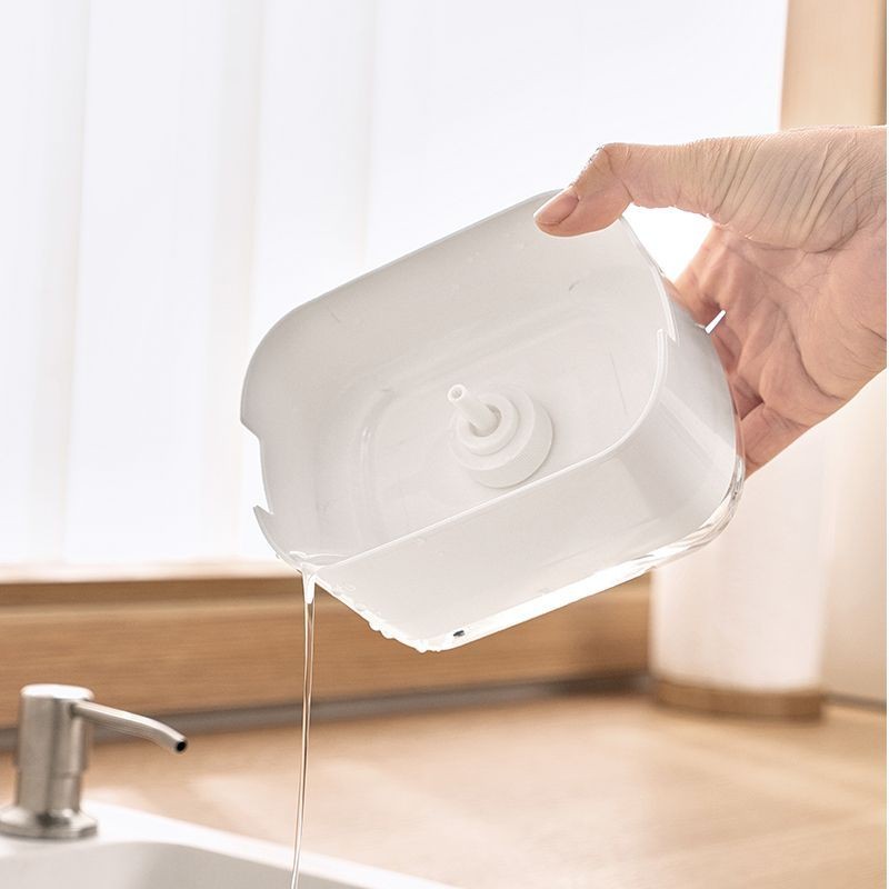 Dishwashing liquid press, Japanese soap liquid box, storage rack ...