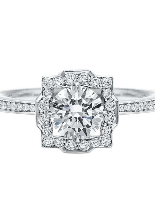 White Hai Rui Proposal Diamond Ring Cultivated 1 Carat American Diamond ...