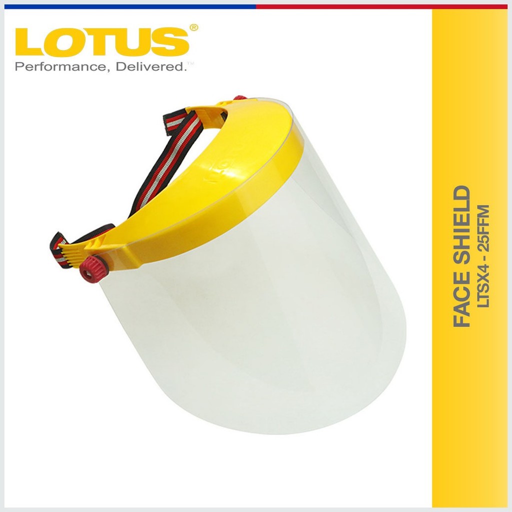 ⚠️ Lotus Face Shield LTSX4-25FFM - Protective Equipment | Shopee ...
