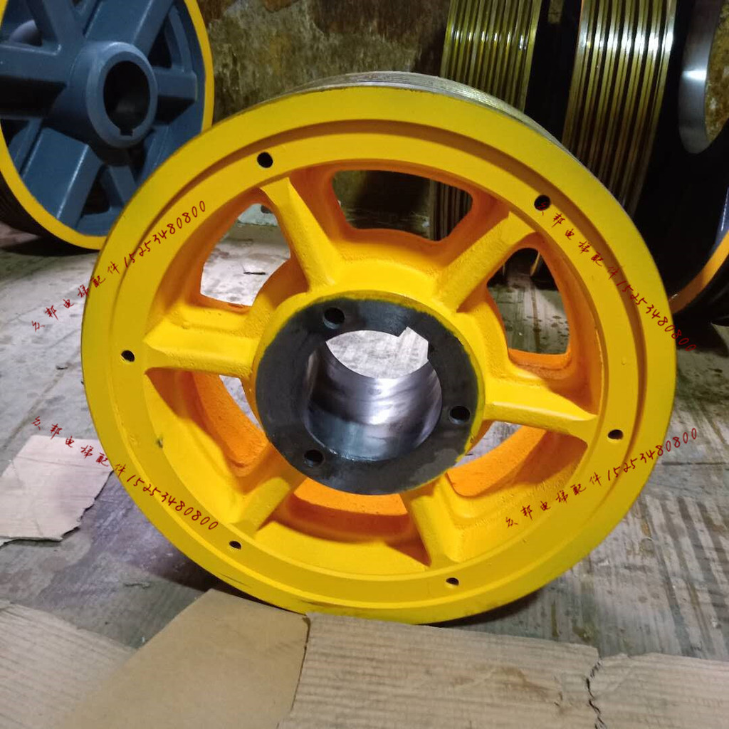 Elevator Traction Wheel 410 * 5/6 * 10 Elevator Main Machine Traction ...