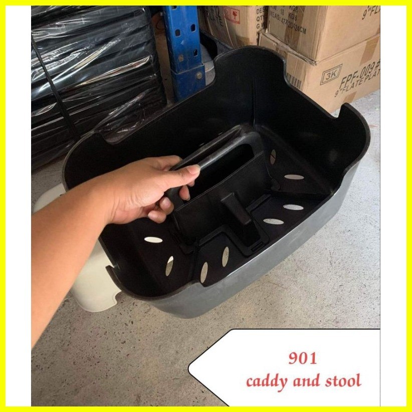 Black Plastic Caddy and Stool / Bangko / Upuan | Shopee Philippines