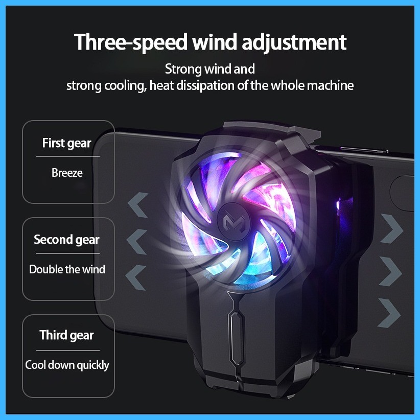 Phone Gaming Cooler Portable Mobile Phone Radiator Cooling Fan for ...