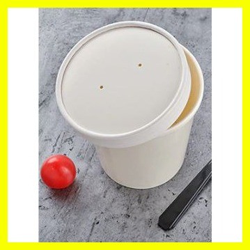 10pcs White Ice Cream Container Ice cream Tub Take-out tub Pint Size ...