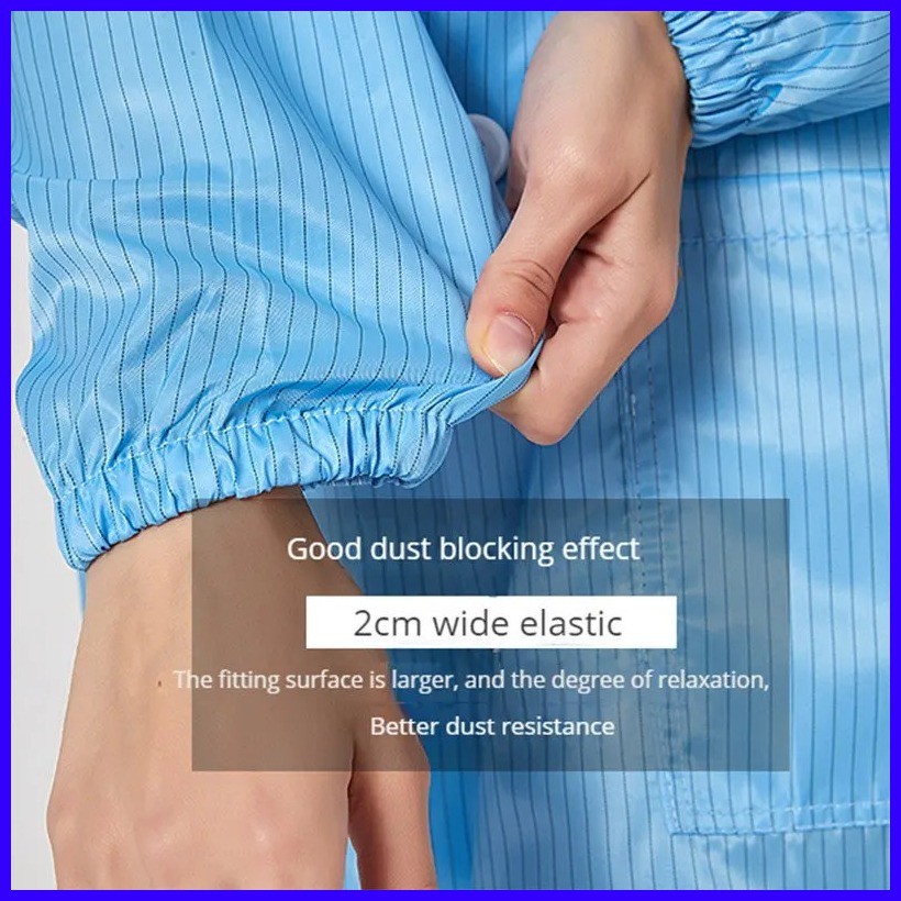 Lab Gown Washable Anti Static PPE Esd Smock Gown Men Factory Worker ...