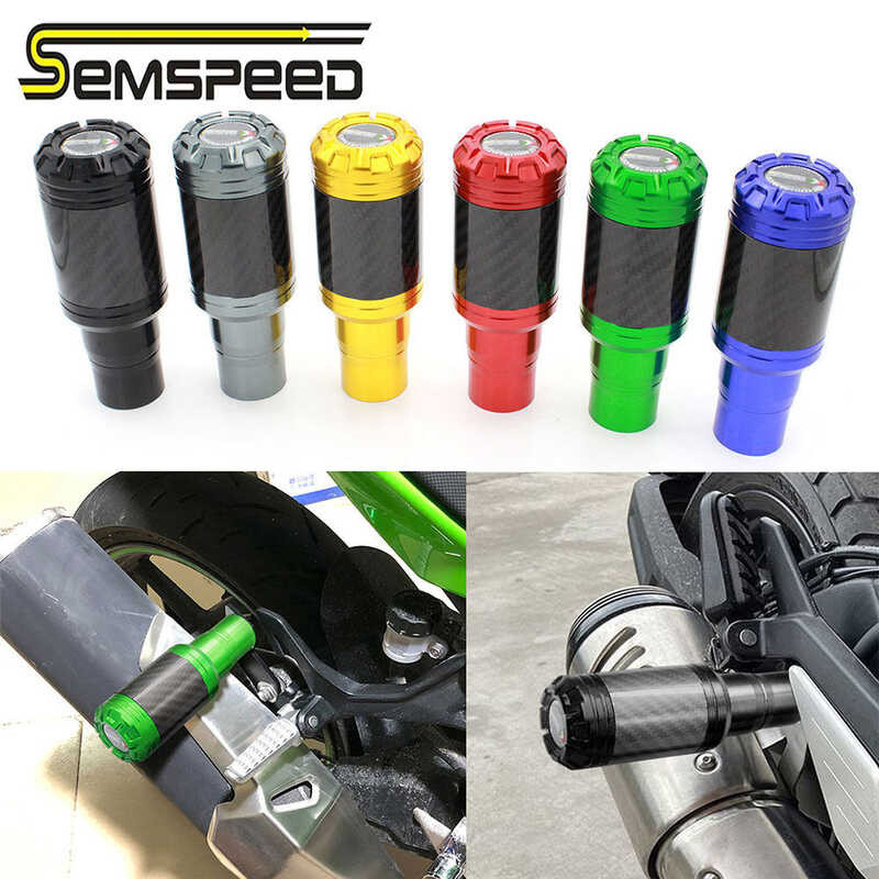 8Mm SEMSPEED Motorcycle Rear Wheel Muffler Exhaust Slider Falg Guard ...