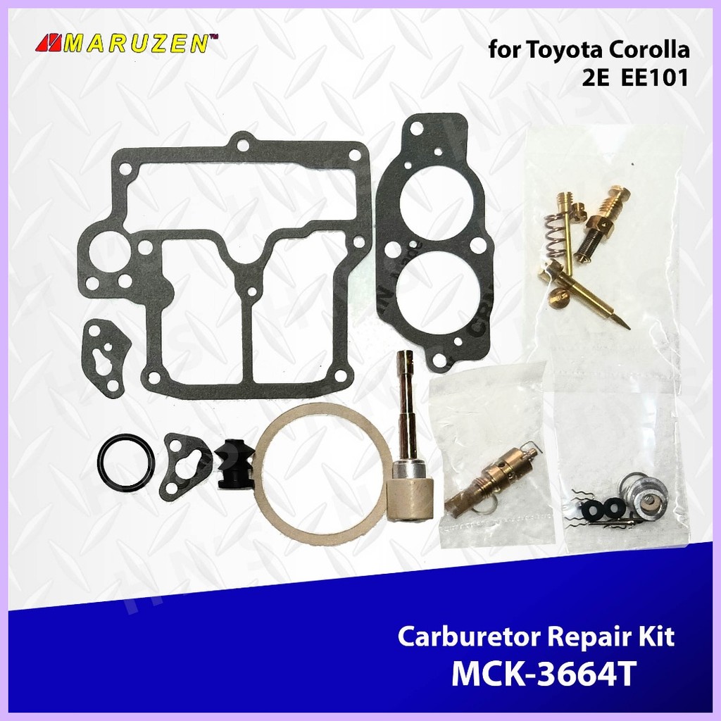 § ♀ MARUZEN Carburetor Kits fit for Toyota Corolla 2E EE101 ( MCK-3664T ...