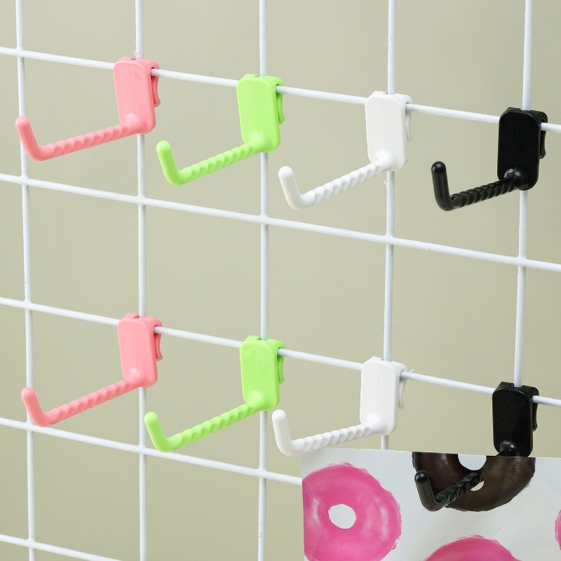 Space-Saving Retail Accessories, Multi-Purpose Display Hooks (Black ...