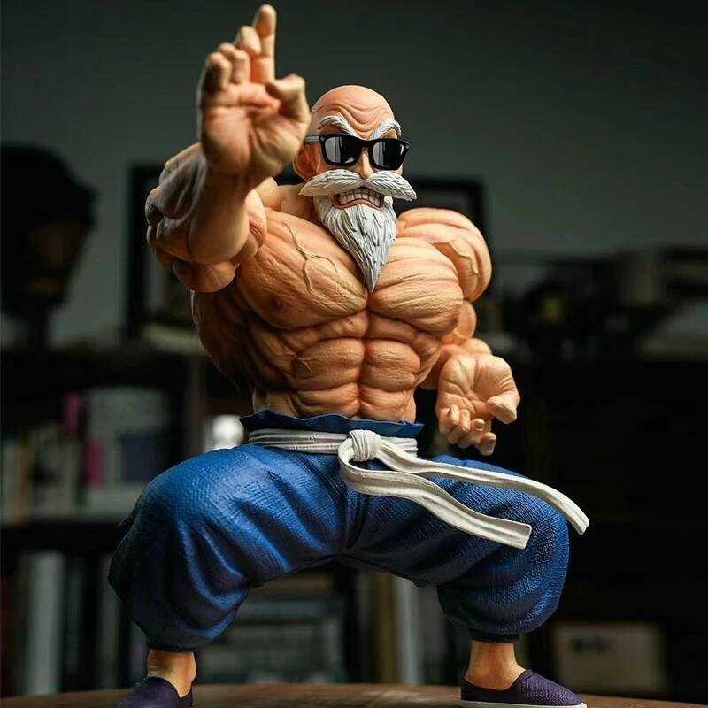 Dragon 9Cm 3 ∫ Ball Master Roshi Anime Muscle Series Q Version Action ...