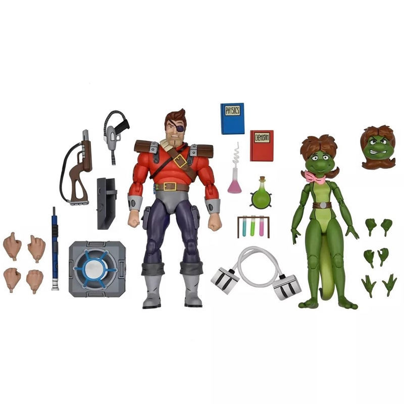 NECA Teenage Mutant Ninja Turtles Dirk Savage & Mona Lisa 7 Inches ...