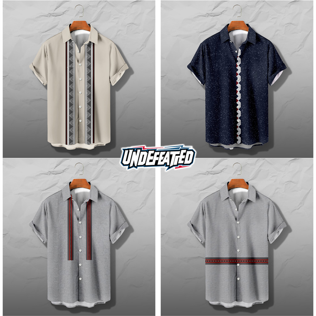 Deped uniform 2025 Sublimation Men's Large Size Teacher's Shirt Casual ...