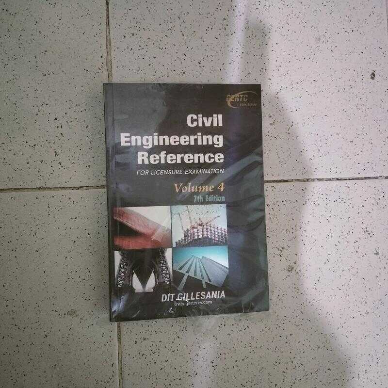 Civil Engineering Reference Vol 4 7Th Edition Gillesania | Shopee Philippines