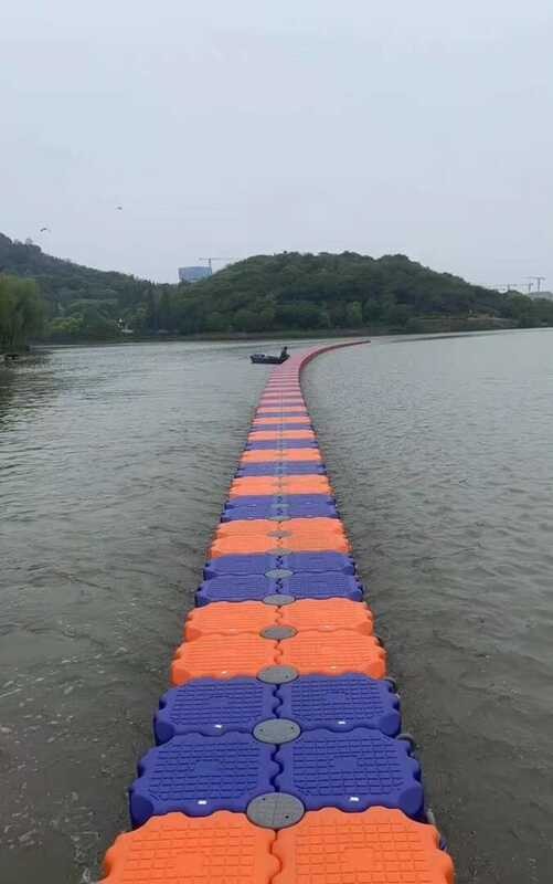 Plastic Floating Tube Water Fishing Platform Floating Bridge Floating ...