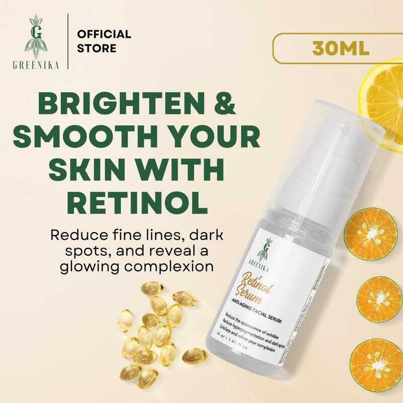 [ ACTIVE RETINOL SERUM ] Greenika Retinol Serum Hydrating Anti Aging ...