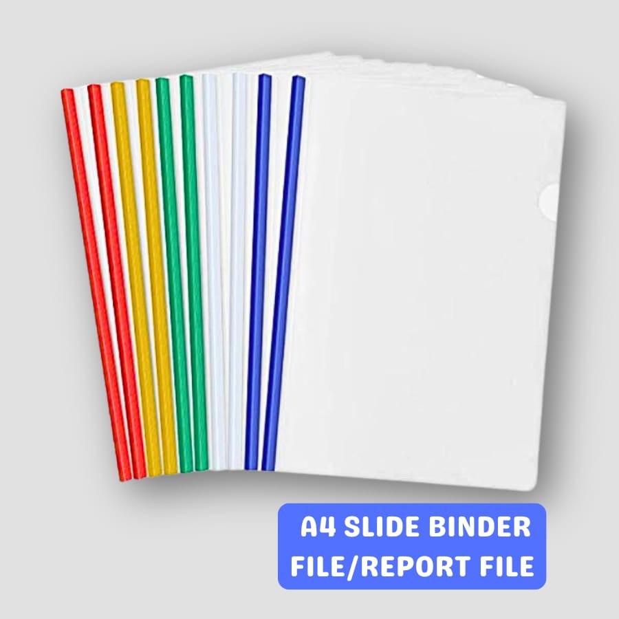 A4 Sliding Report File Folder PVC Slide Binder File | Shopee Philippines