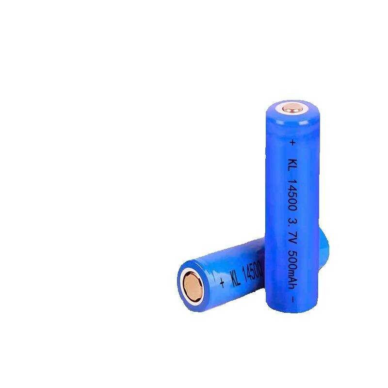 14500 3.7V Lithium Battery 500Mah Rechargeable Power Cell | Shopee ...
